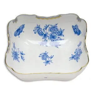 HEREND Square Porcelain Fruit Dish - Multi