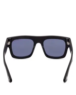 TOM FORD Fausto Square Sunglasses - Black/gray