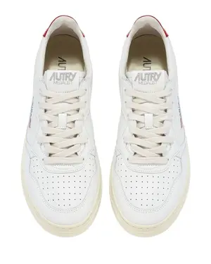 AUTRY Medalist Low Top Sneakers - White/red