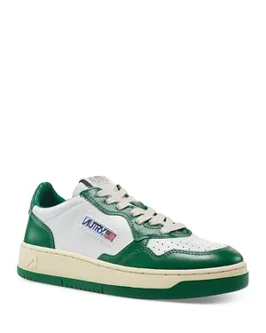 AUTRY Medalist Low Top Sneakers - White/green