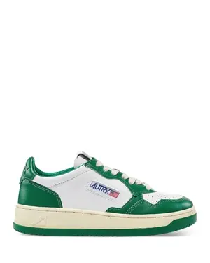 AUTRY Medalist Low Top Sneakers - White/green