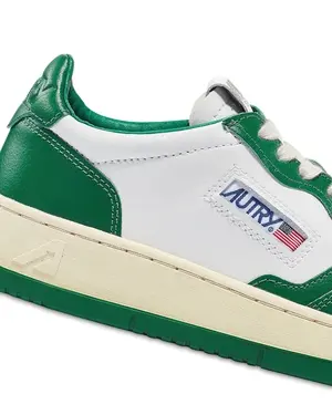 AUTRY Medalist Low Top Sneakers - White/green