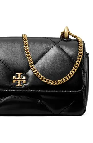 Tory Burch Kira Mini Quilted Leather Crossbody Bag