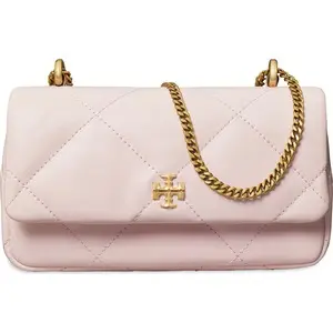 Tory Burch Tory Burch Kira Mini Quilted Leather Crossbody Bag Rose Salt