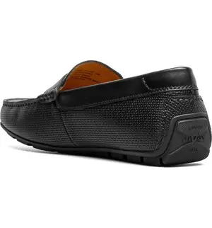 Florsheim Motor Moc Toe Penny Loafer - Black