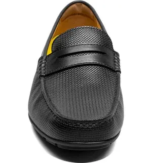 Florsheim Motor Moc Toe Penny Loafer - Black