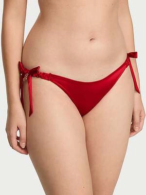Victoria's Secret Tease Lace High-leg Cheeky Panty - Red