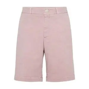 Brunello Cucinelli Denim Bermuda Shorts - Pink