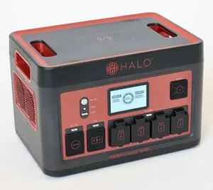 HALO 1600wh Power Station W/ 11 Outlets & Wireless Charge - One-color