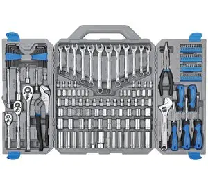 APOLLO 163 Piece Mechanics Tool Kit By - One-color