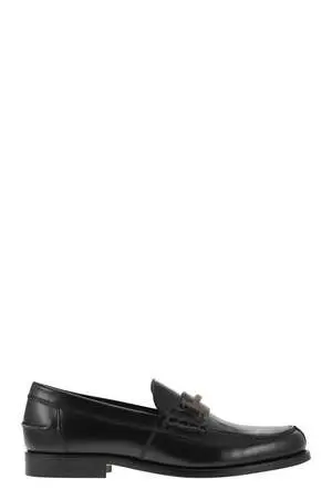 TOD'S Leather Loafer - Black