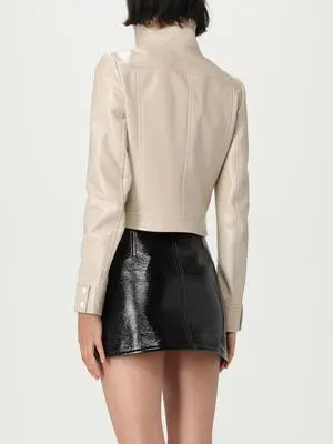 COURREGES Slim Fit Cropped Jacket - Grey