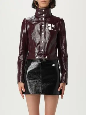 COURREGES Courrèges Leather Jacket Violet