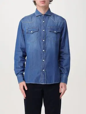 Brunello Cucinelli Shirt Men Navy