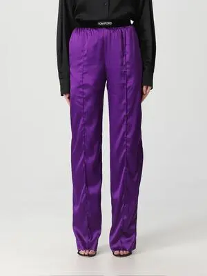 TOM FORD Wide Leg Pants Amethyst