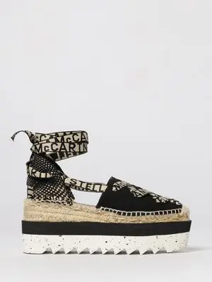 Stella McCartney Espadrille With Tie Fastening - Black