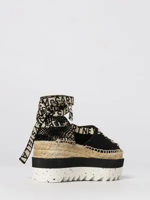 Stella McCartney Espadrille With Tie Fastening - Black
