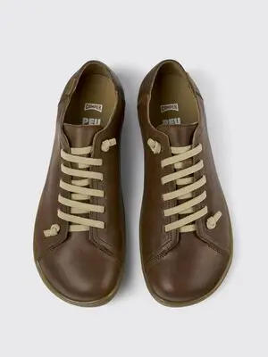 Camper Leather Lace-up Sneakers - Brown
