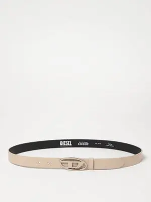 DIESEL Diesel Leather Belt Sand
