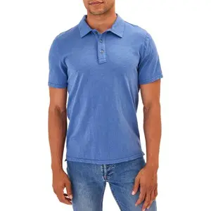 THREADS 4 THOUGHT Slub Jersey Polo Larkspur