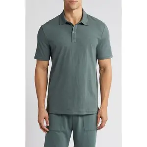 THREADS 4 THOUGHT Slub Jersey Polo Seagrass