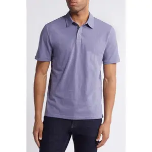 THREADS 4 THOUGHT Slub Jersey Polo Zinc