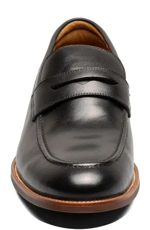 Florsheim Rucci Apron Toe Penny Loafer - Black