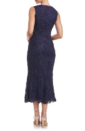 Js Collections Meli Soutache Midi Dress