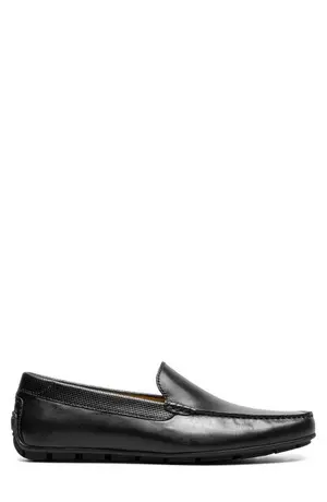 Florsheim Motor Moc Toe Venetian Loafer - Black