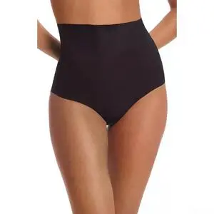 Commando Featherlight Control High Waist Shaping Briefs - Black