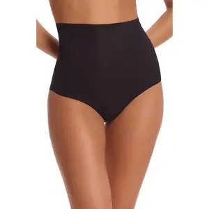 Commando Featherlight Control High Waist Shaping Briefs - Black