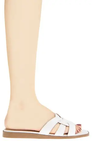 Bcbgmaxazria Meltem Square Toe Slide Sandal