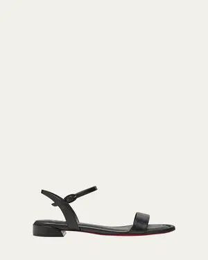 CHRISTIAN LOUBOUTIN Sweet Jane Ankle-strap Sandals - Black