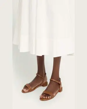 CHRISTIAN LOUBOUTIN Sweet Jane Ankle-strap Sandals - Cuoio