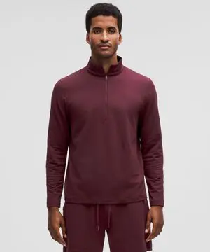 Lululemon Soft Jersey Half Zip Garnet