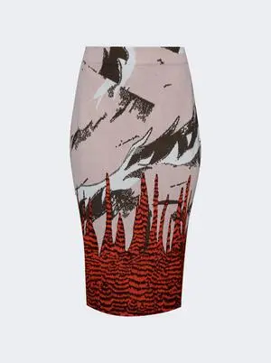 Bottega Veneta Jacquard Skirt - Cameo