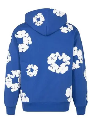 DENIM TEARS Wreath-print Cotton Hoodie