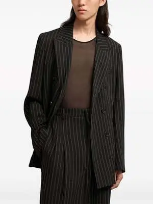 Ami Pinstripe-print Double-breasted Blazer