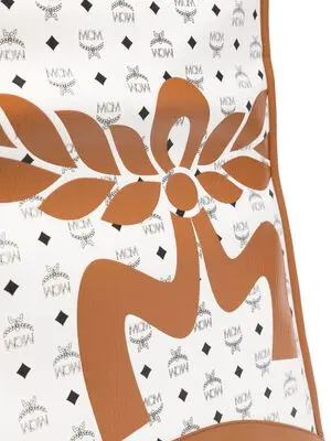 Mcm Mega Laurel Visetos Extra Large Tote Bag - White