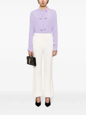 Victoria Beckham Tailored Flared Trousers - Neutrals