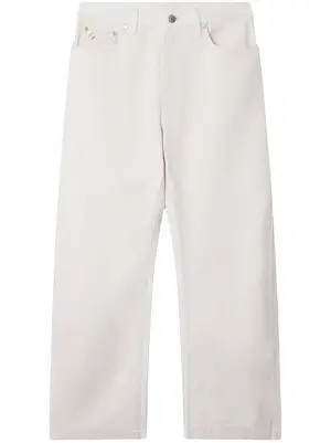 Stella McCartney High-waist Cropped Jeans - Neutrals