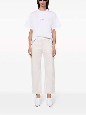 Stella McCartney High-waist Cropped Jeans - Neutrals