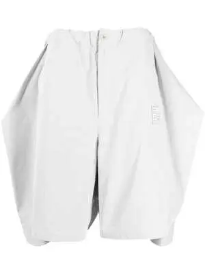 Mihara Yasuhiro Deconstructed Combo Cotton Shorts - Grey