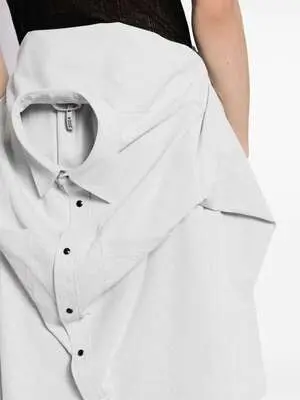 Mihara Yasuhiro Deconstructed Combo Cotton Shorts - Grey