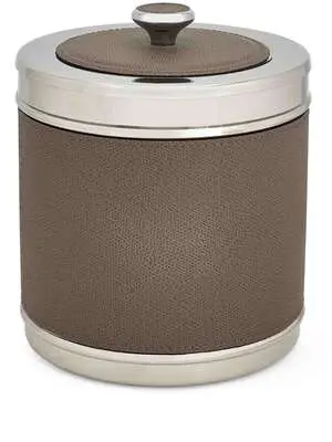 GIOBAGNARA Ocean Leather Ice Bucket - Brown