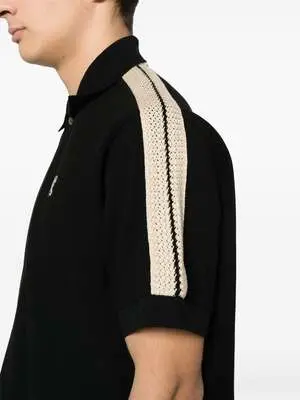 Palm Angels Crochet-detail Cotton Shirt