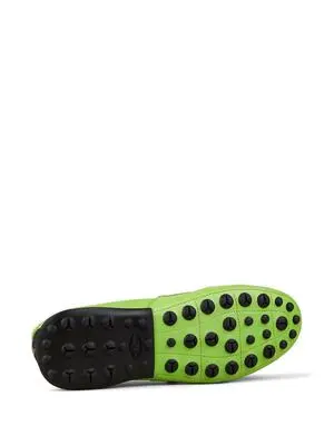 TOD'S Automobili Lamborghini Leather Driving Shoes - Green