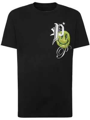 Philipp Plein Smile Logo-print T-shirt - Black