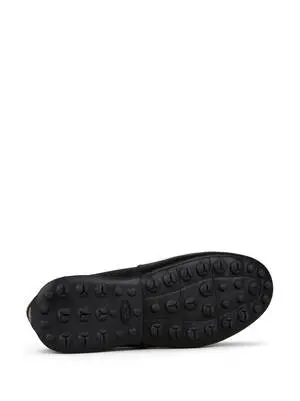 TOD'S Automobili Lamborghini Leather Driving Shoes - Black