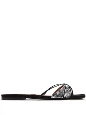 D'ACCORI Lust Leather Sandals - Black